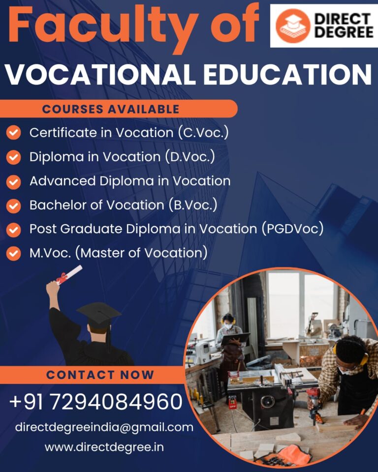 Vocational Backdated Degree Certificate